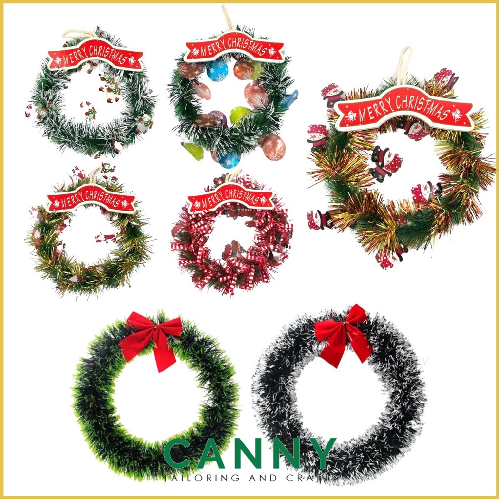 (1pcs) Christmas Wreath Christmas Door Wreath / Xmas Garland Wreath ...