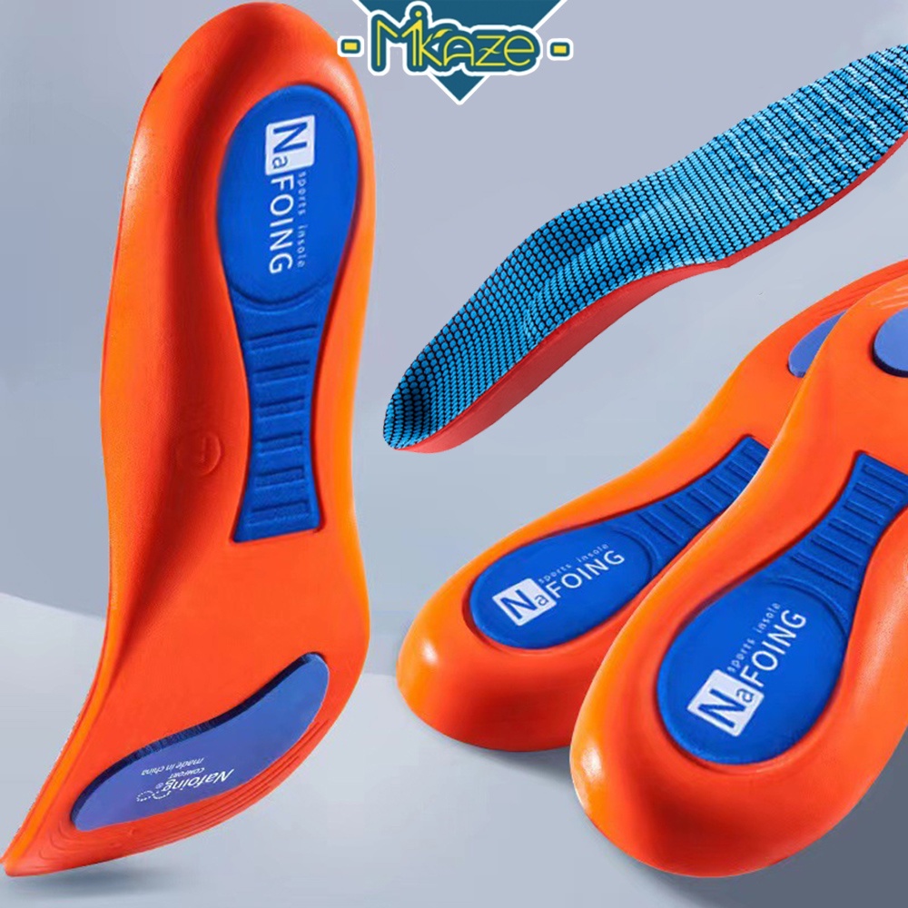 MIKAZE - ORTHOPETIC INSOLES Arch Support Flatfoot Running Insoles for ...