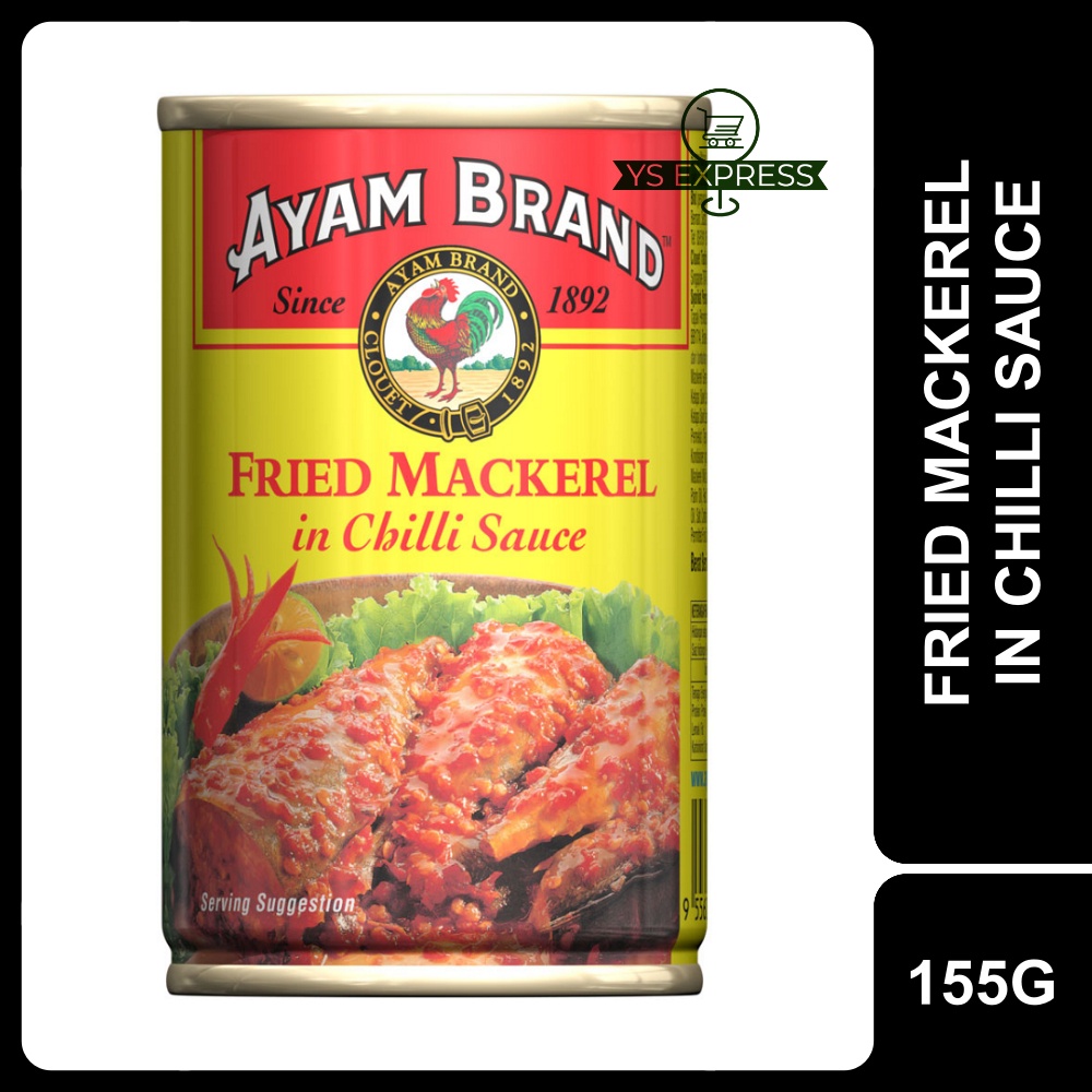 AYAM BRAND Fried Mackerel in Chilli Sauce 155G | Shopee Malaysia
