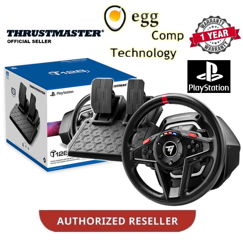 THRUSTMASTER T128 PS VERSION RACING WHEEL FOR PS5 & PS4 4160868 ...