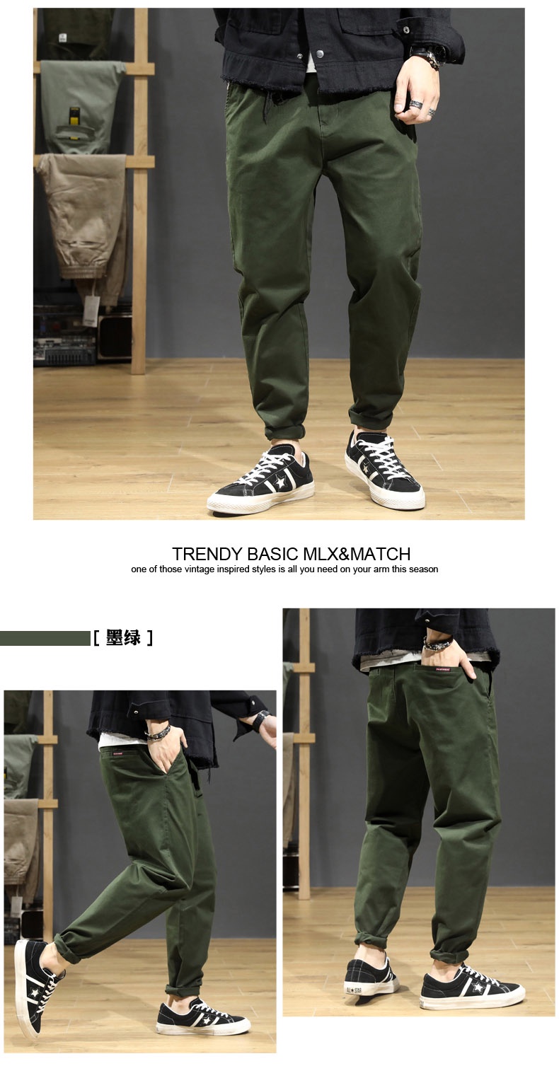 High Quality Chinos Pants for Men Cotton Casual Trousers | Shopee Malaysia