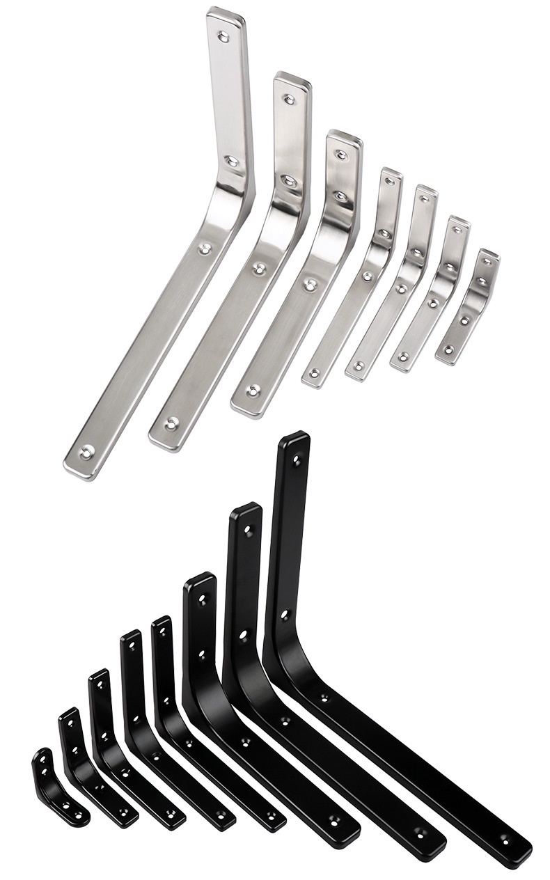 High load thick corner connecter / corner brace L-shape wall bracket ...