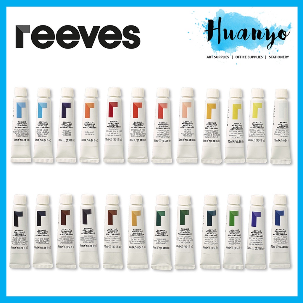 Reeves Artist Water Mixable Oil / Oil Colour Set (Color of 12/ 18 / 24 ...