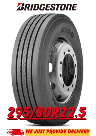 [ 295/80R22.5 ] BRIDGESTONE R156 LIGHT TRUCK LORRY LORI TYRE TIRE TAYAR SIZE *29580225 295/80 ...