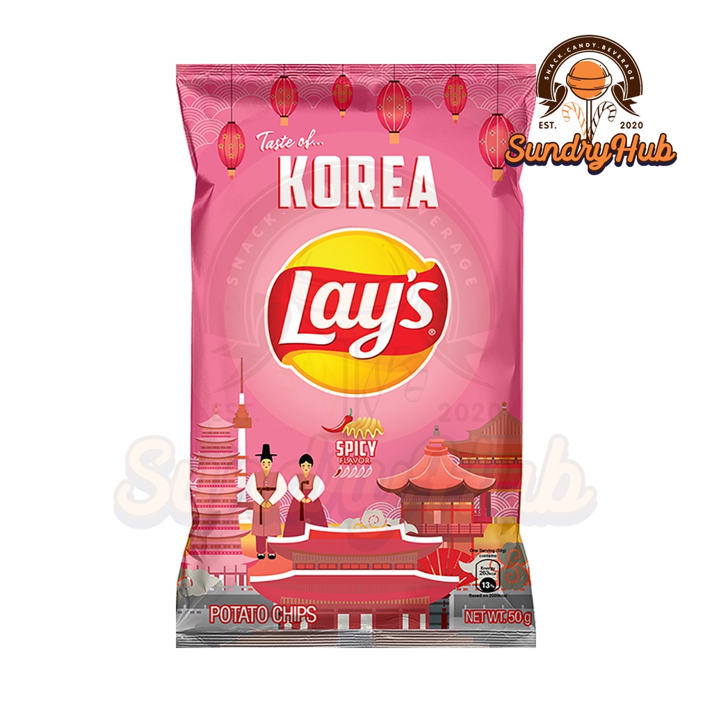 Lays Potato Chips Spicy 50g | Shopee Malaysia