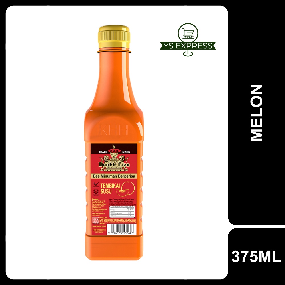 Double Lion Melon Flavoured Concentrated 375ML Bes Minuman Berperisa ...