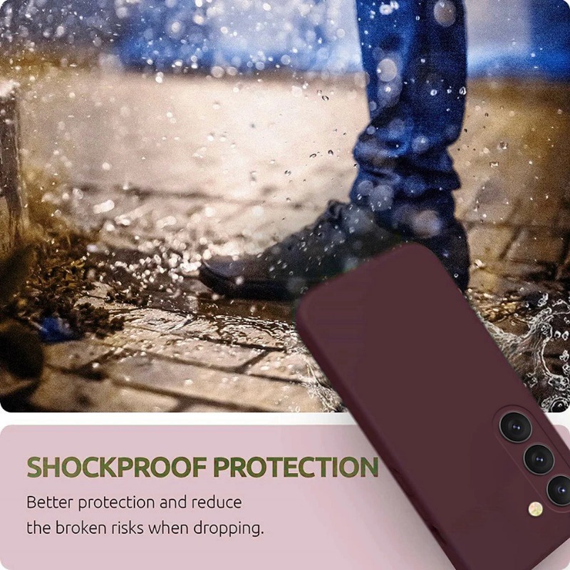 for Samsung Galaxy A54 A34 A14 A13 5G A24 4G Case Shockproof Square Liquid Silicone Camera Lens ...