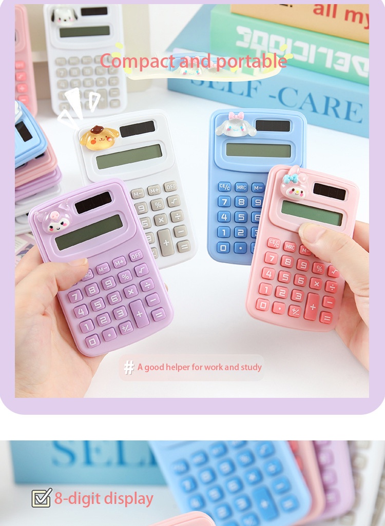 Cute Cartoon High Value Calculator for Students and Office, Small ...