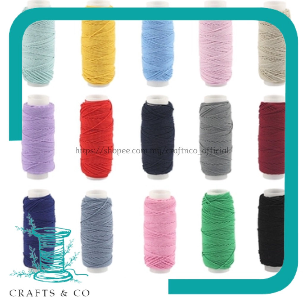 Getah Benang untuk Tudung, Baju , PPE (1 roll Approx 20 Meters ...