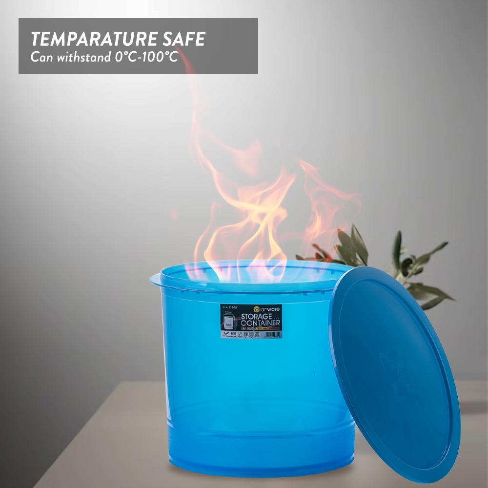 Elianware 18Ltr/23Ltr Keropok Airtight Storage Container Food Rice ...