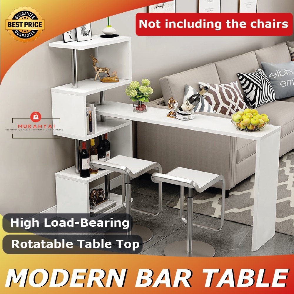 Modern Bar table Set meja bar makan Stool High chair Kerusi tinggi ...