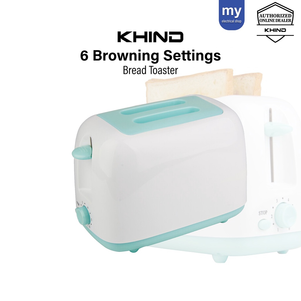 Khind Bread Toaster Pembakar Roti Midori Series BT808 Got Top Cover Lid ...