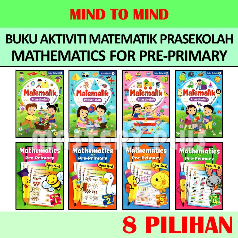 BUKU AKTIVITI MATEMATIK PRASEKOLAH DWIBAHASA & MATHEMATICS FOR PRIMARY ...