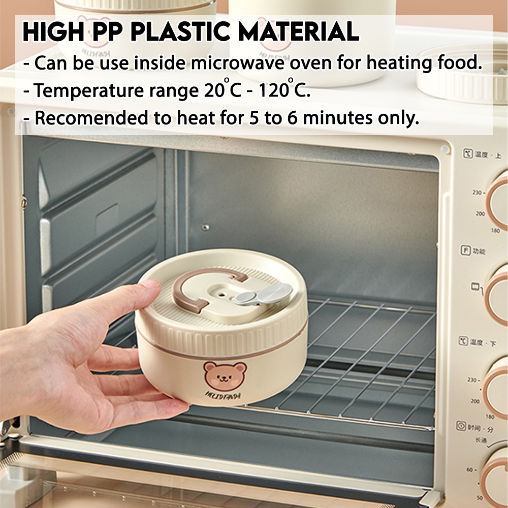 Encora 304 Stainless Steel Lunch Box Thermal Airtight Food Storage ...