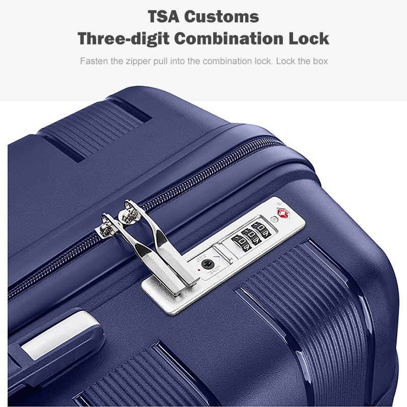 SKPLUS SKY TRAVELLER SKY361 3-In-1 Luggage With Standard TSA Lock ...