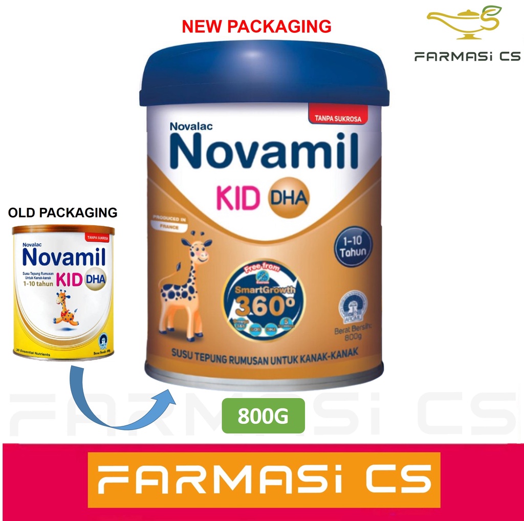 PROMO Novalac Novamil KID DHA (1-10 years old) 800g EXP:09/2026 ...