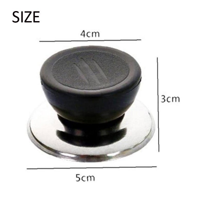 1 Pcs Round Design Stainless Steel Handle Universal Pot Lid Handle ...
