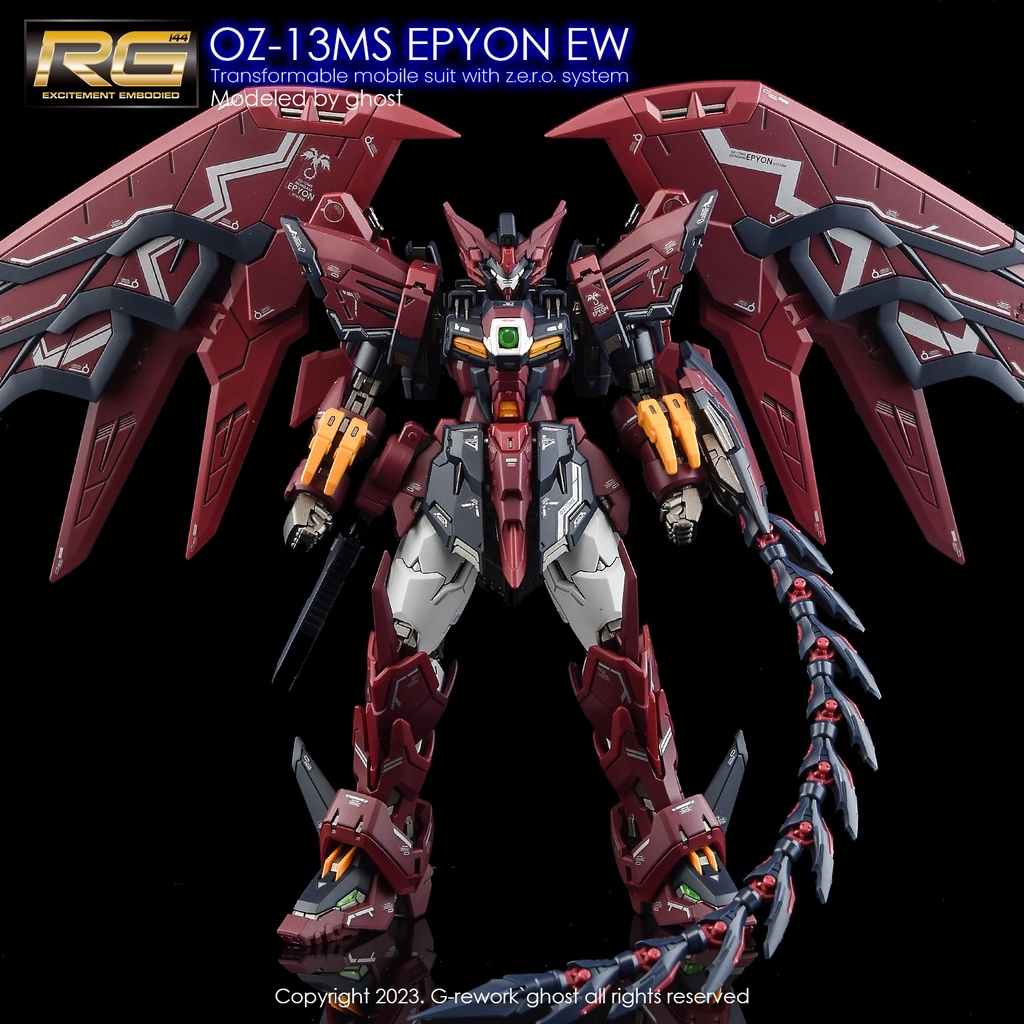 G-Rework RG Epyon Water Decal CD-RG38 Epyon Decals Gundam Decal Sticker G Rework Water Decal 1/ ...