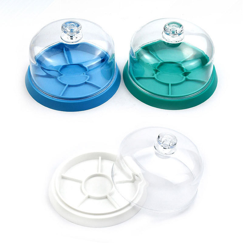 6 Slots Watch Parts Anti-dust Moistureproof Covers Storage Box for ...