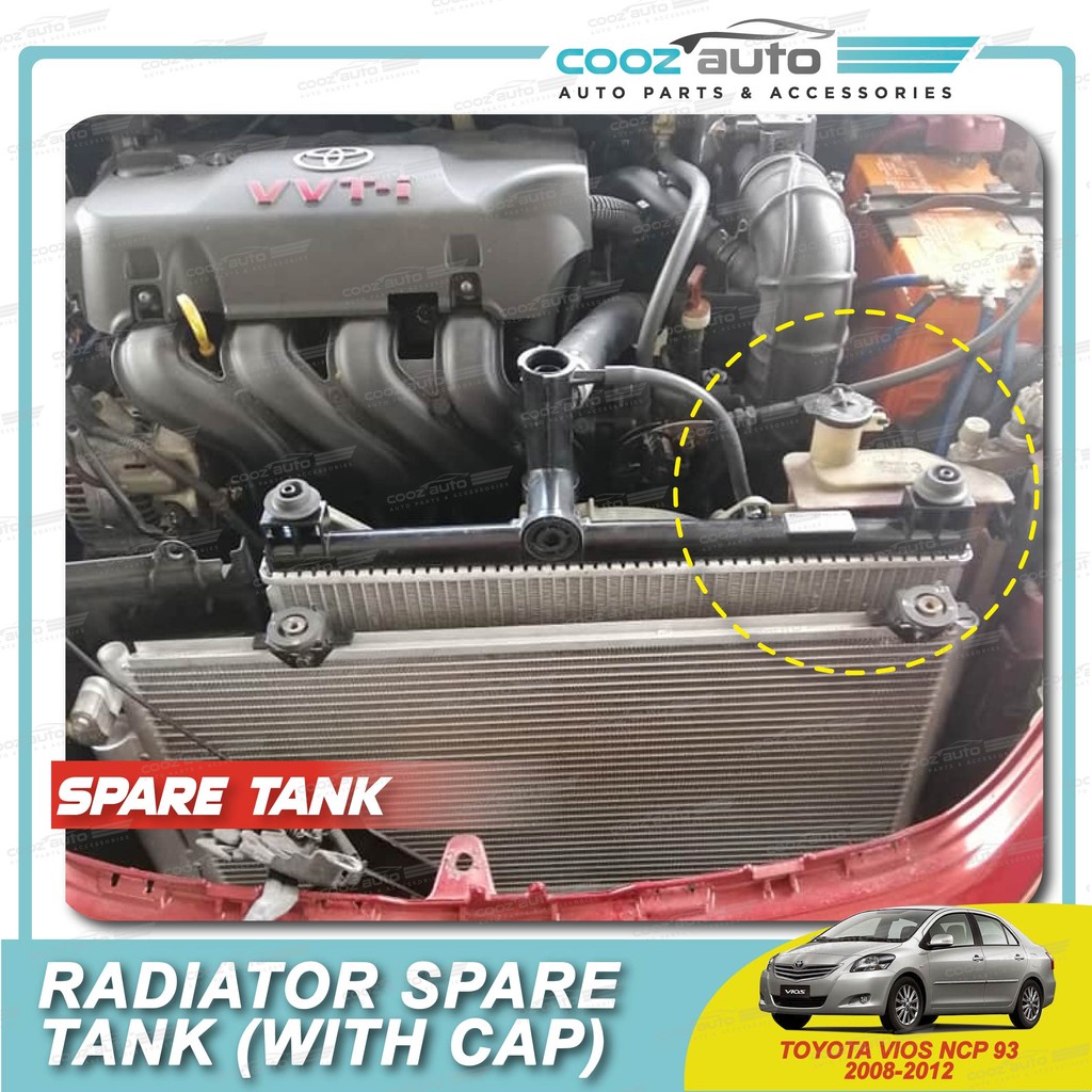 Toyota Vios NCP93 2008 - 2012 Radiator Water Spare Tank Second Bottle ...