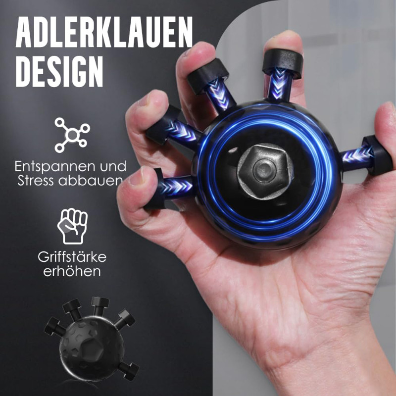 (🔥MY stock🔥) 2pcs Finger Grip Strength Enhancer 45kg Five-Finger Grip ...