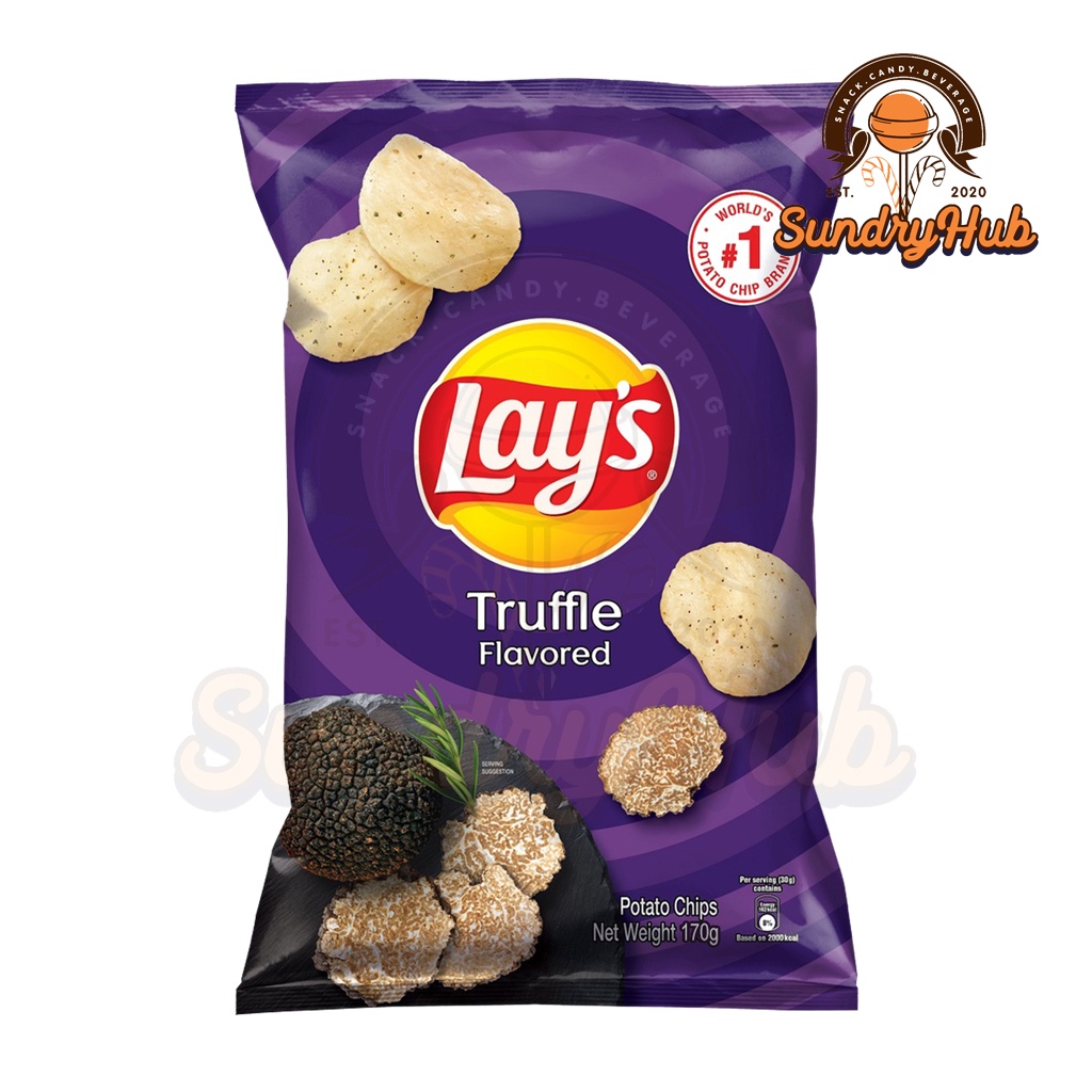 Lays Large Potato Chips Truffle Flavored 170g | Shopee Malaysia