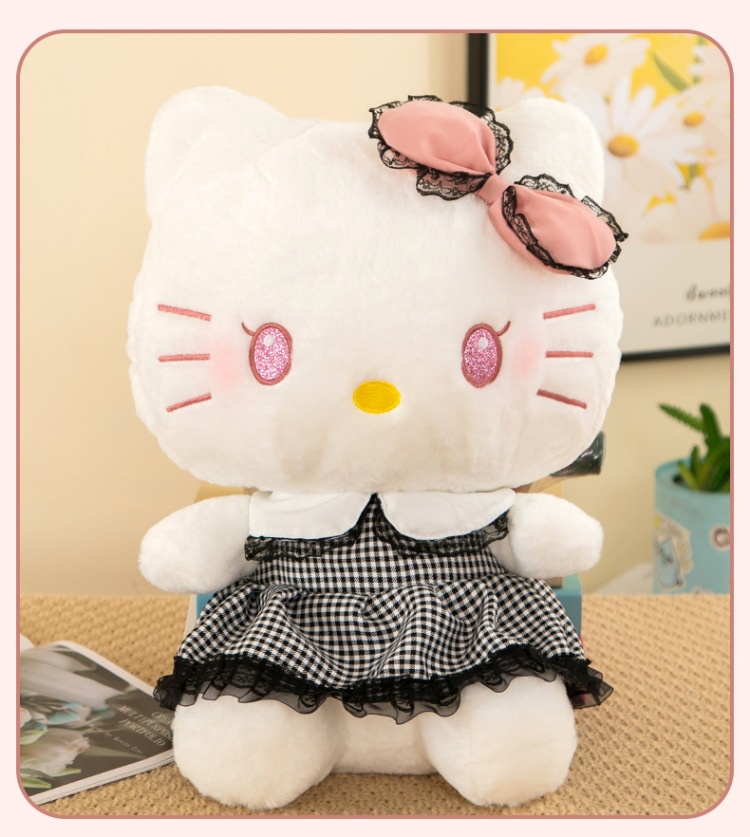 Hello kitty cat plush toy doll cute hello kitty plushie doll kid ...