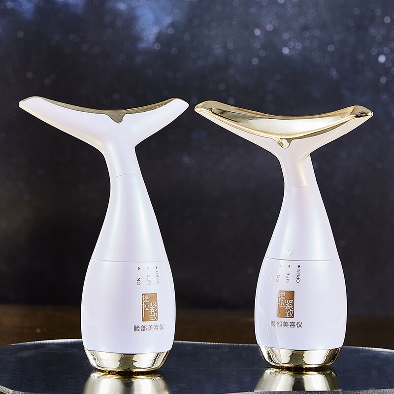 Ultrasonic Neck & Face Beauty Device Electronic Facial Neck Massager ...