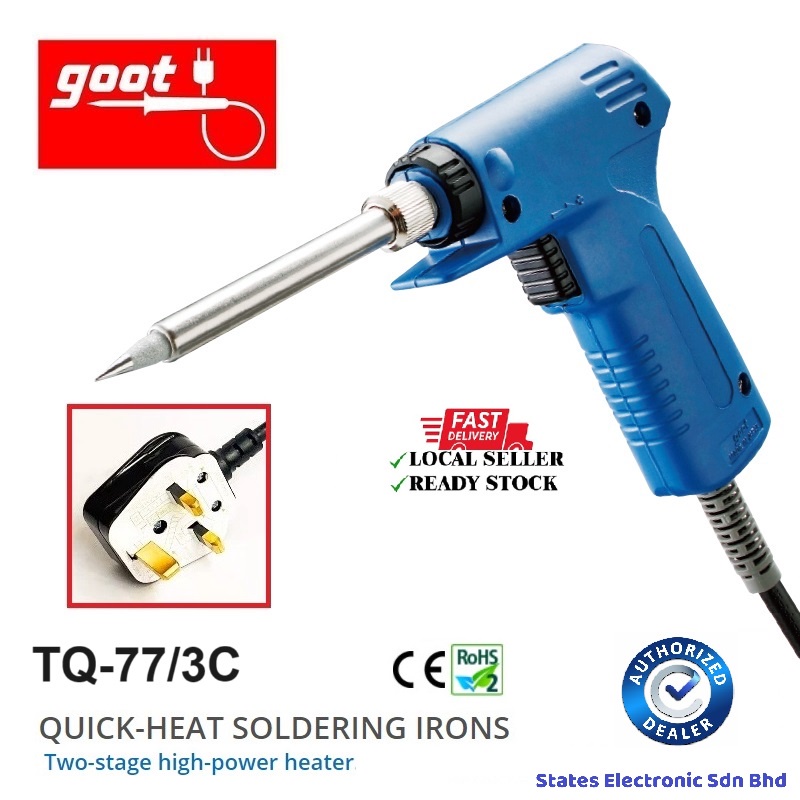 ORIGINAL GOOT TQ-77/3C 3-Core Quick Heat Soldering Iron - 20-200W ...