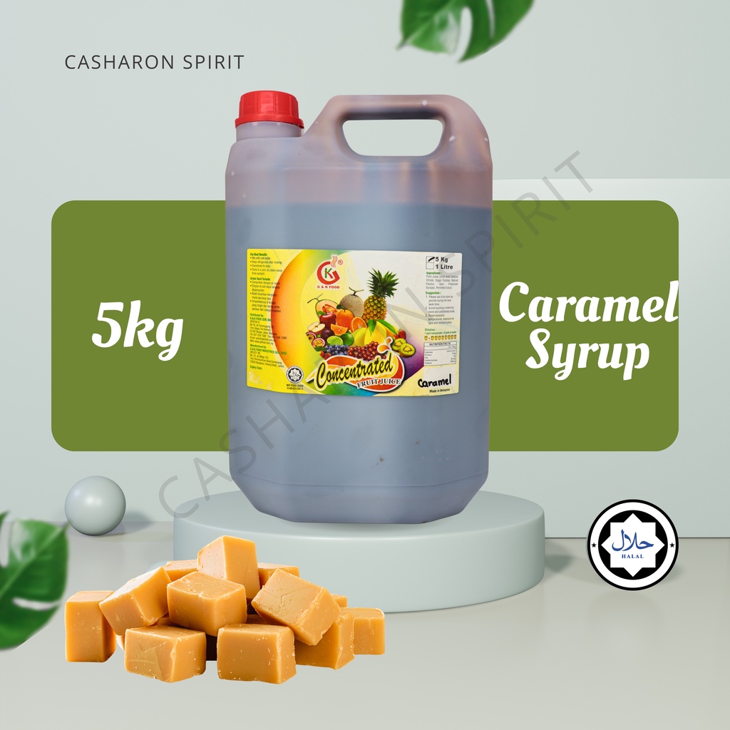 5kg Concentrate Caramel Syrup (4L) | Shopee Malaysia