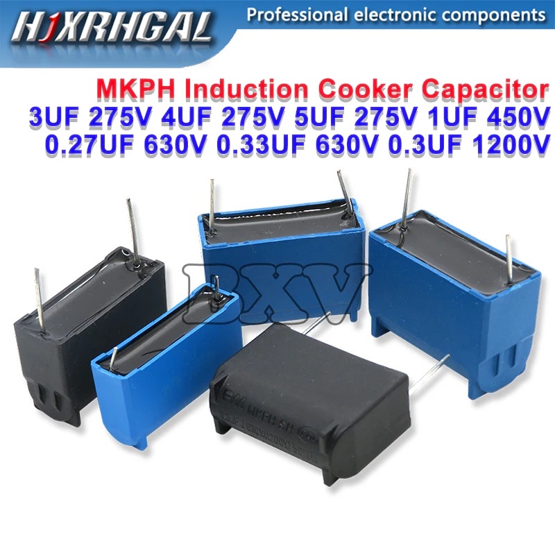 1PCS MKPH electromagnetic furnace capacitor 0.3UF 3UF 4UF 5UF 1UF 0 ...