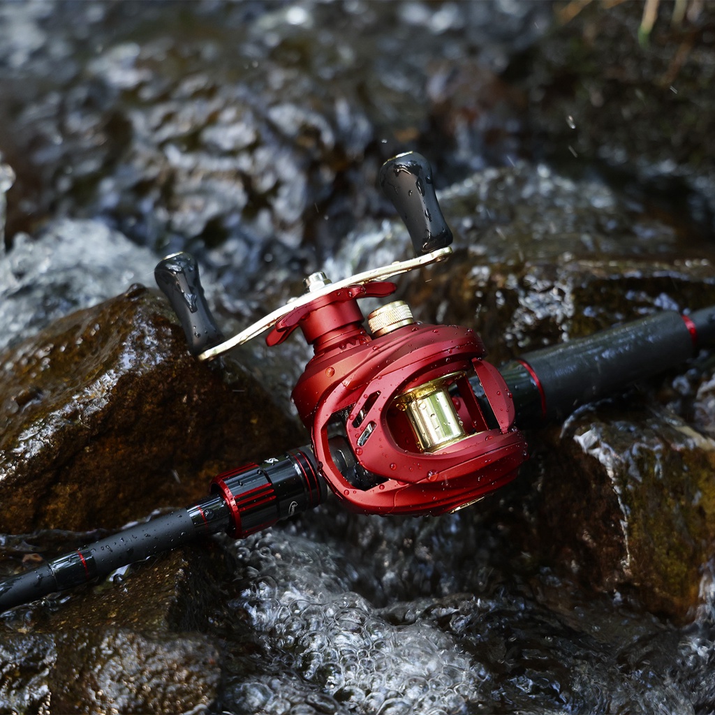 Sougayilang Metal Reel 7.2:1 Gear Ratio Metal Spool Baitcasting Reel 18 ...