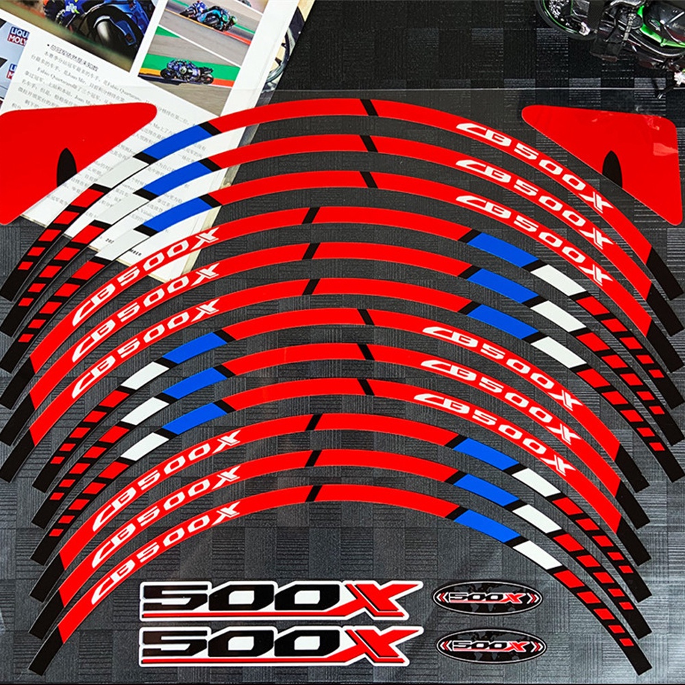 HONDA CB500X Wheel Reflective Sticker Vinyl Waterproof Motorcycle ...