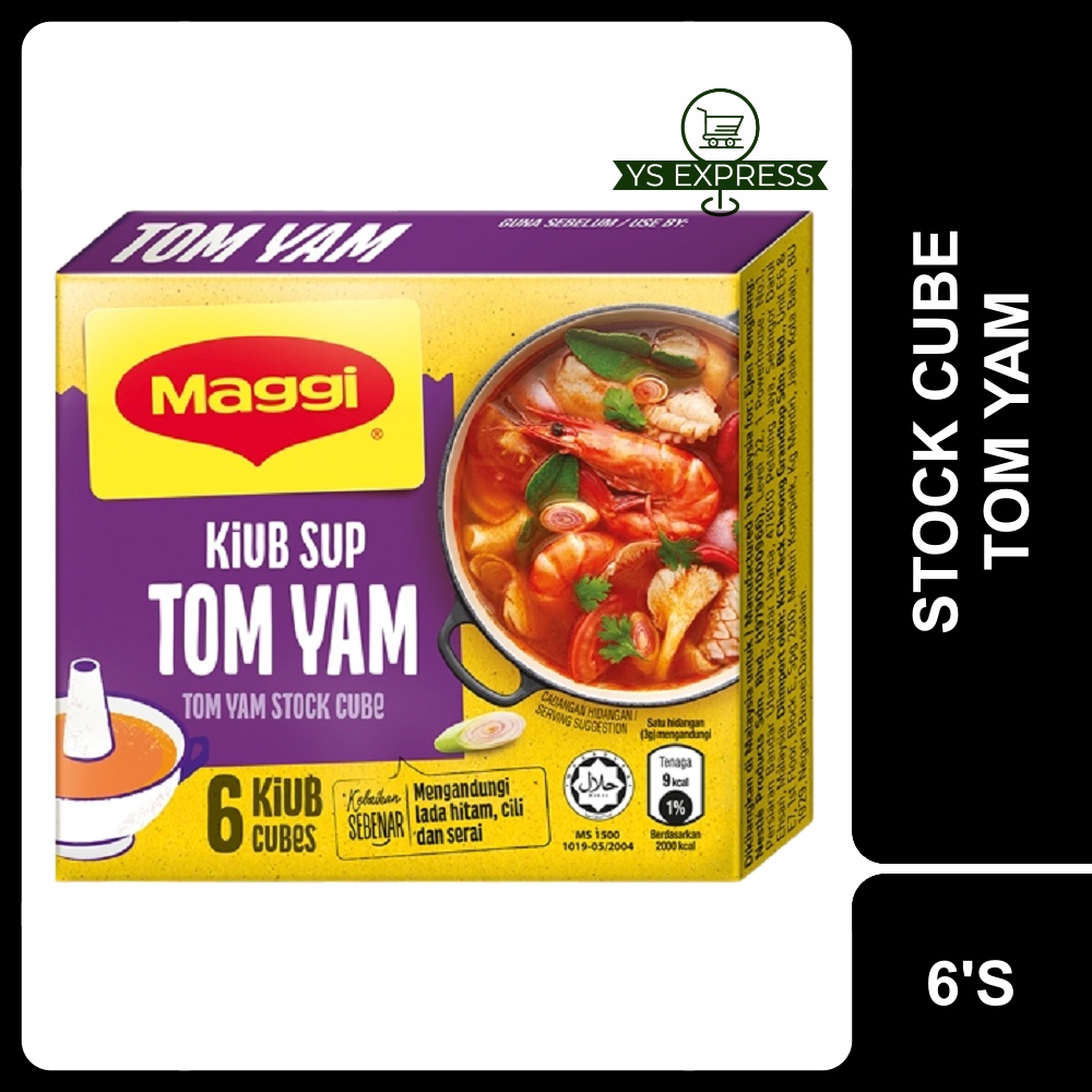 MAGGI Tom Yam Stock Cube 6'S (60G) | Shopee Malaysia