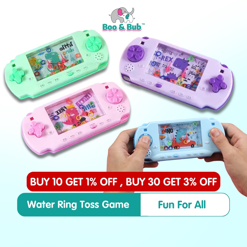 Dino Water Ring Toss Game Handheld Childhood Classic Game Toy Mobile ...