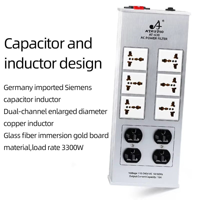 ATAUDIO HIFI Audio Noise AC Power Filter Power Conditioner Power ...