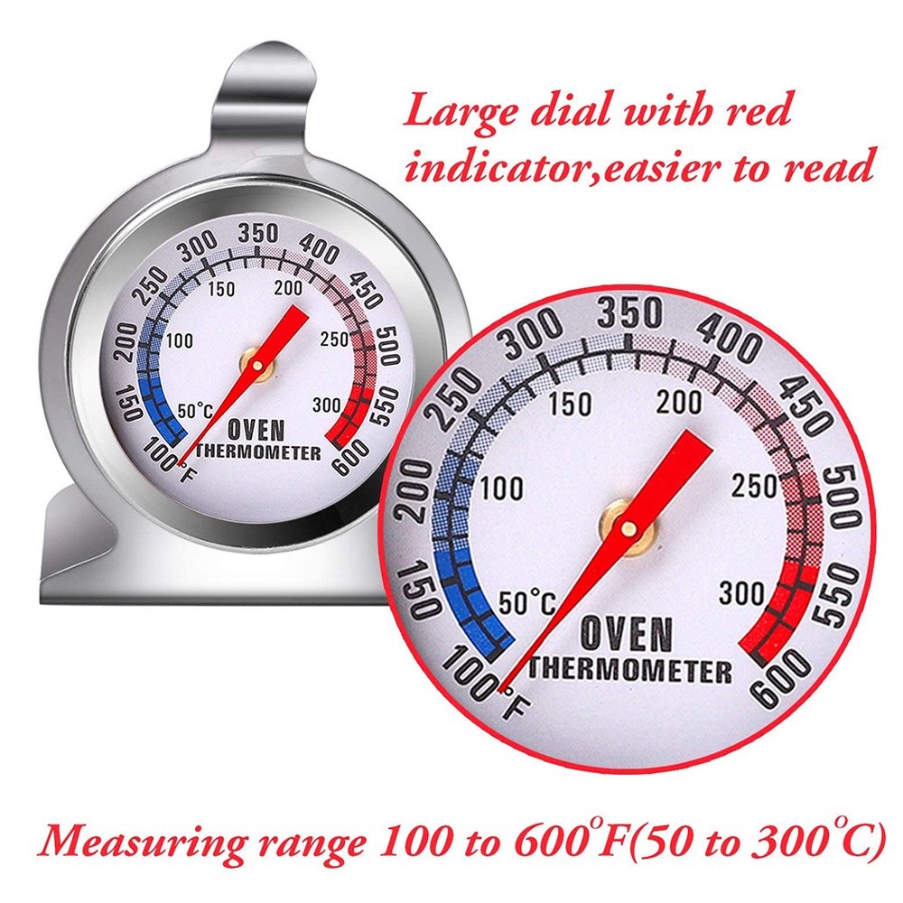 Universal Baking Food Meat Temperature Stainless Steel Oven Thermometer ...