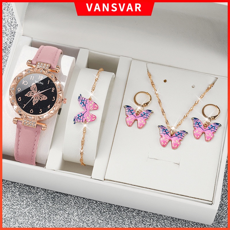 Fashion Butterfly Diamond Women Watches Leather Band Quartz Watch ... Fashion Butterfly Diamond Women Watches Leather Band Quartz Watch ...