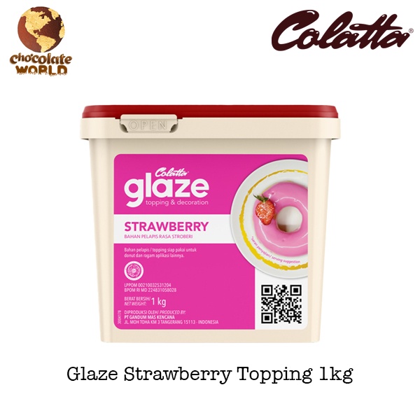 Colatta Glaze Strawberry Topping 1kg | Shopee Malaysia