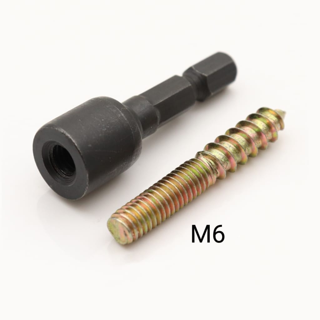 M6 M8 Cr-Mo Self-Tapping Socket Adapter Set for Insert Nuts or Hanger ...