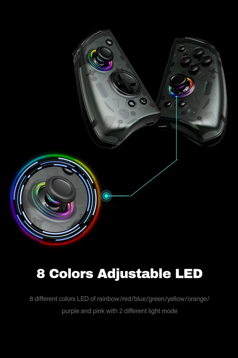 QRD Stellar T5 Wireless Joy Pad for Switch Controller Joystick Gamepad ...