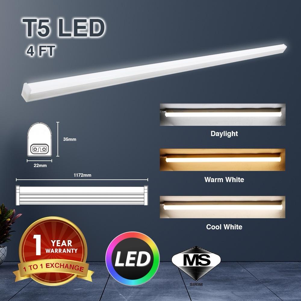 [SIRIM] HIGH GRADE LED T5 [1FT/2FT/3FT/4FT] [5W/9W/14W/18W] COMPLETE ...