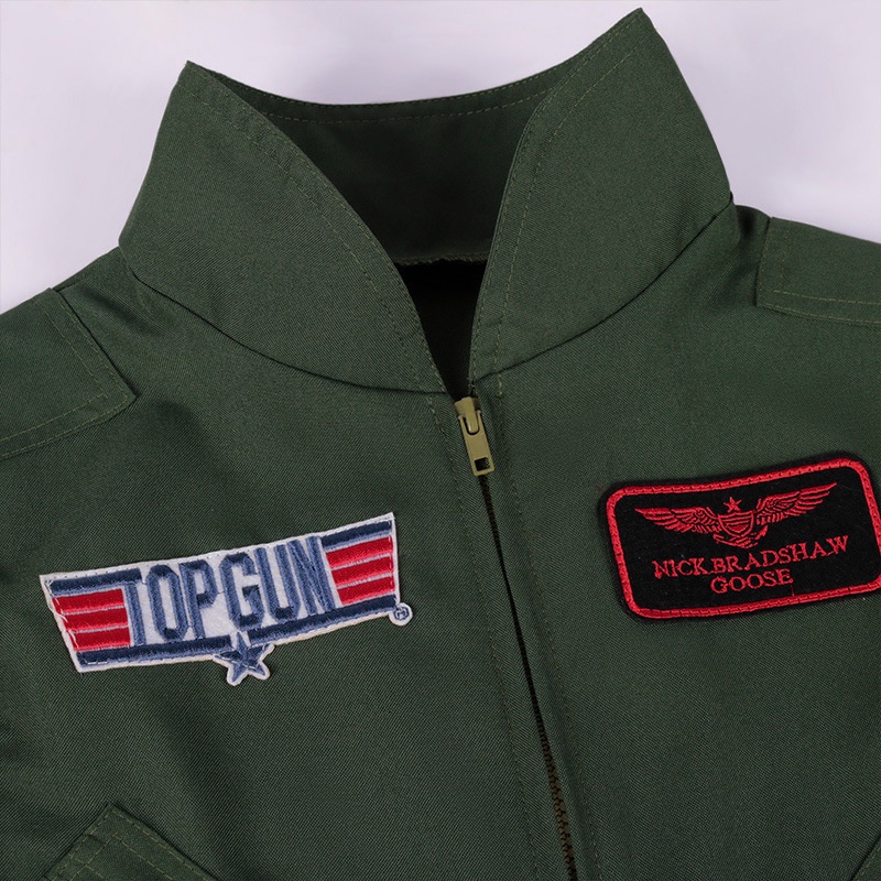 Top Gun Cosplay Costume American Airforce Men's Uniform Halloween Suit ...