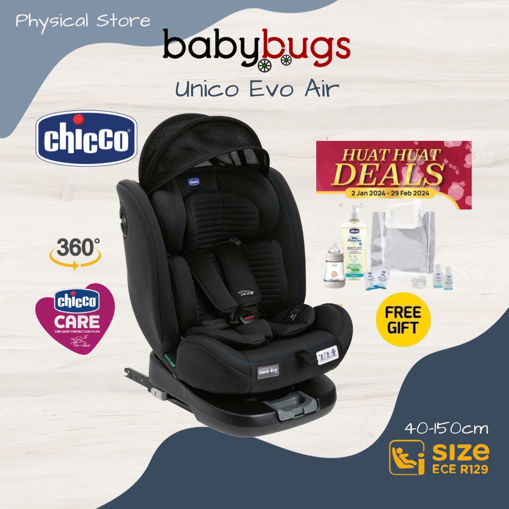 [Free Shipping] Chicco Unico Evo I-Size Air Baby Car Seat | Shopee Malaysia