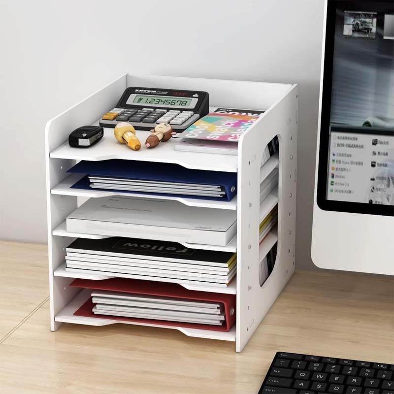 5/7 Tier Multifunctional Document Storage Rack Desktop Paper Tray ...