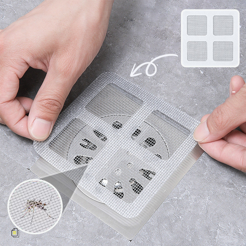 Anti-Blocking Filter Screen Stickers Bathroom Kitchen Floor Drain ...