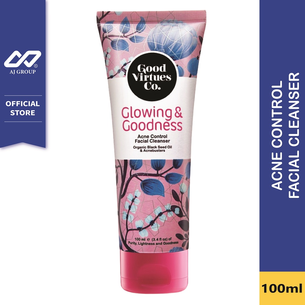 GOOD VIRTUES CO. Glowing & Goodness Acne Control Facial Cleanser (100ml ...
