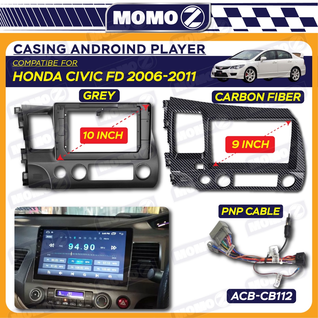 Honda Civic FD 2006 - 2011 Dashboard Audio Android Player Universal ...