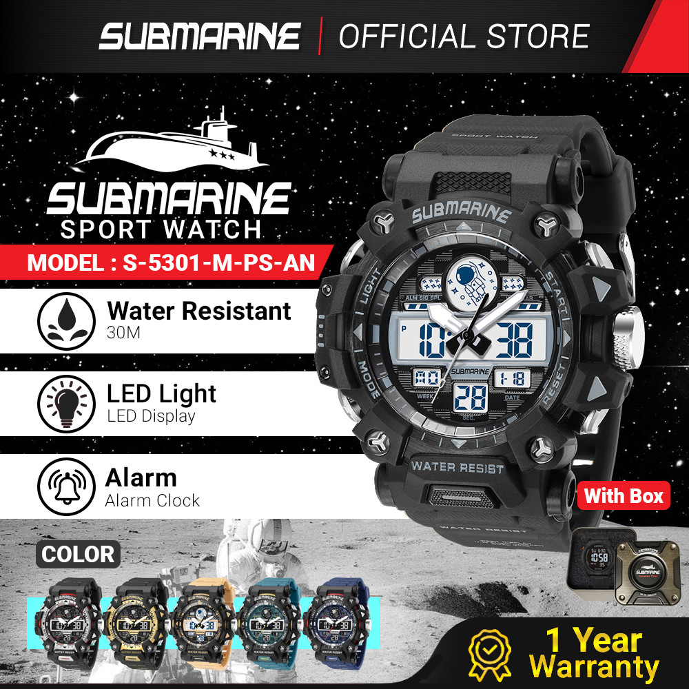 SUBMARINE Watch for Men Watch Waterproof Sport Watch Man INS Astronaut ...