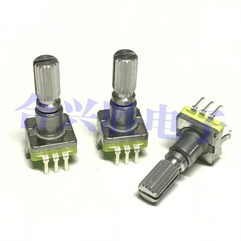 2PCS Rotary Encoder EC11 30 Positioning 15 Pulse Car Navigation CD Audio Volume Adjustment ...